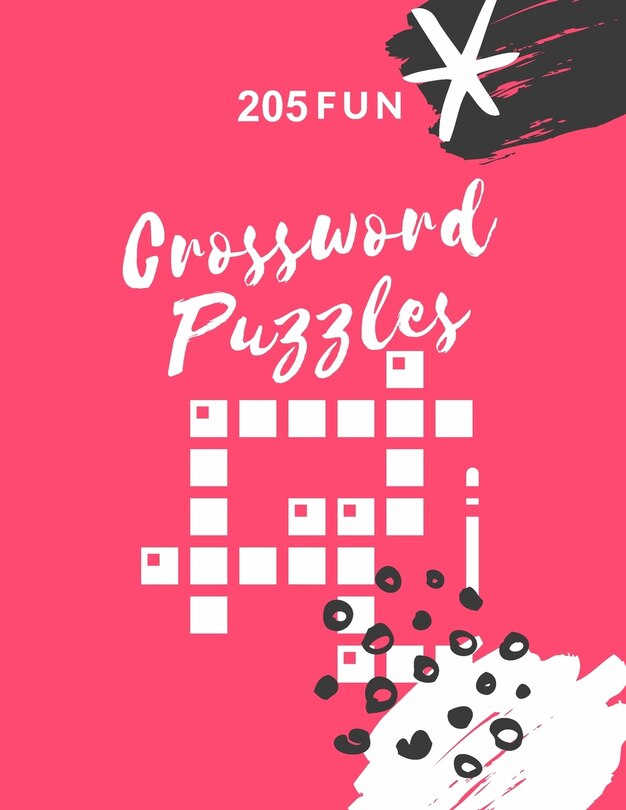 205 Fun Crossword Puzzles: First Children Crossword Puzzle Book for ...