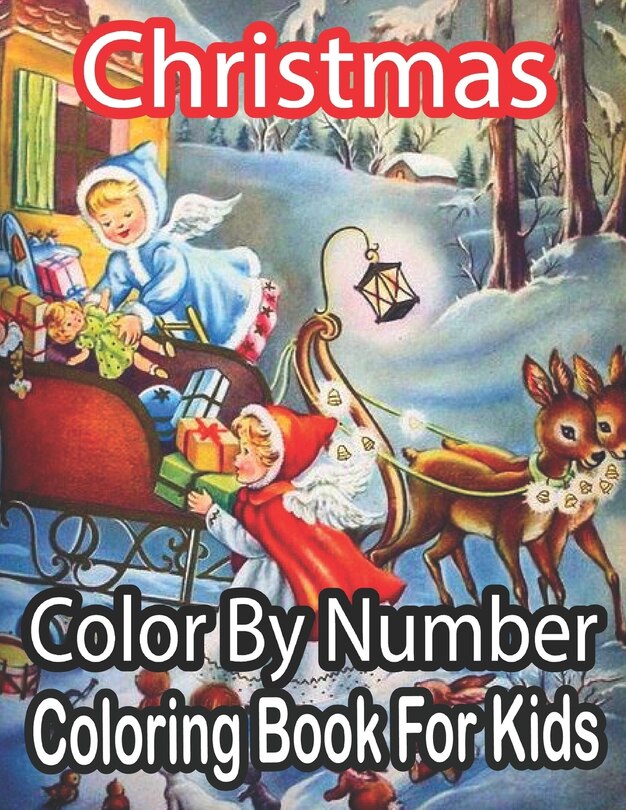 color by number christmas coloring book