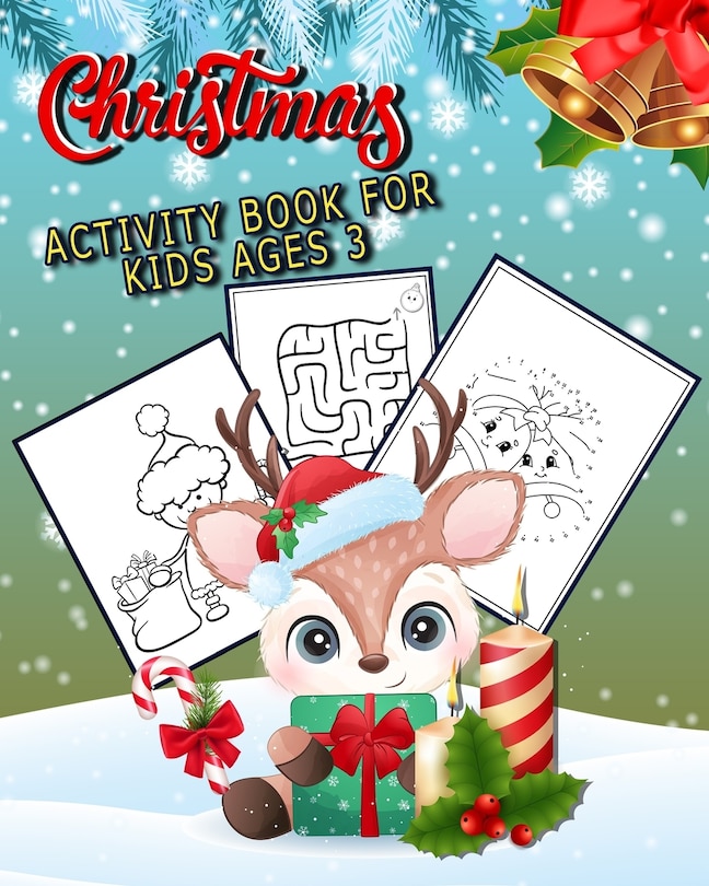 Christmas Activity Book For Kids Ages 3: Activities Book For Boys And ...