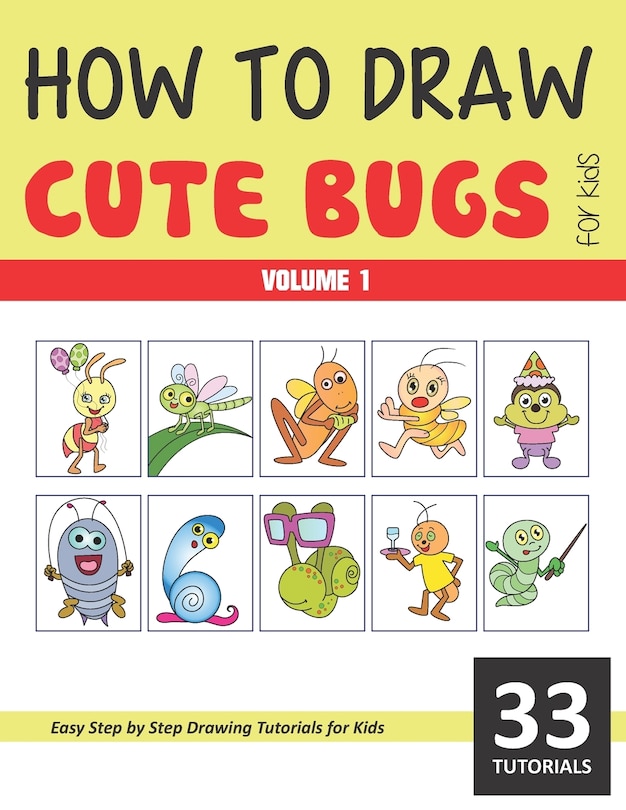 How to Draw Cute Bugs for Kids - Volume 1 | Indigo
