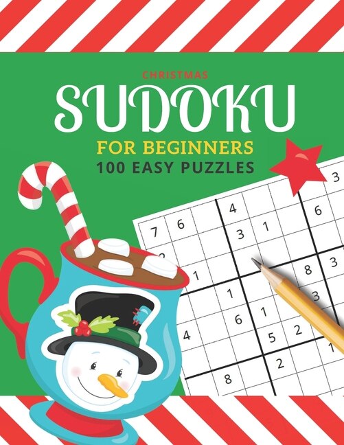 Christmas Sudoku For Beginners: 100 Easy Puzzles / 9x9 Grid / With ...