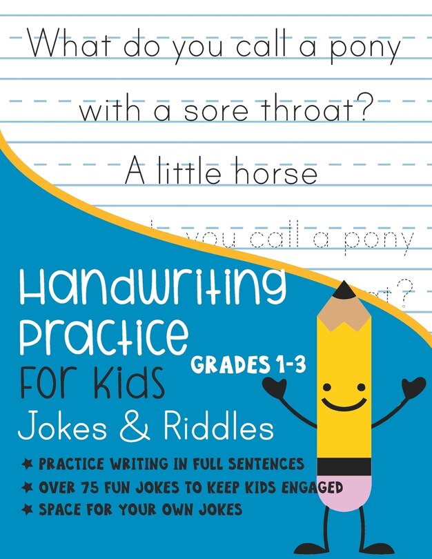 Handwriting Practice for Kids Grade 1-3 Jokes and Riddles: Practice ...