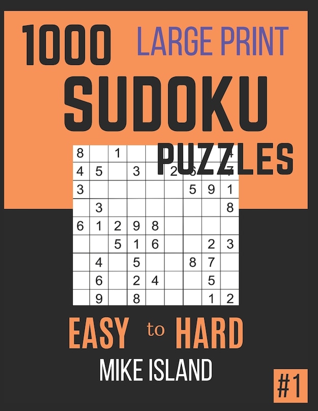1000 Large Print Sudoku Puzzles: Sudoku Puzzle Book For Adults | Indigo