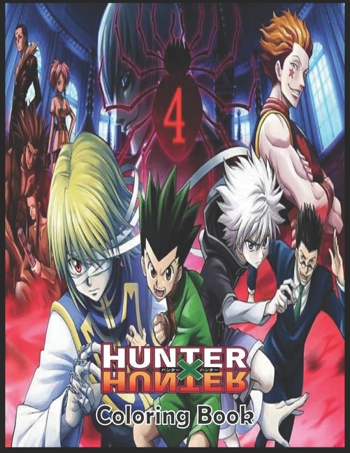 Hunter X Hunter Coloring Book: Gift For Hxh Anime Fans, Beautiful ...