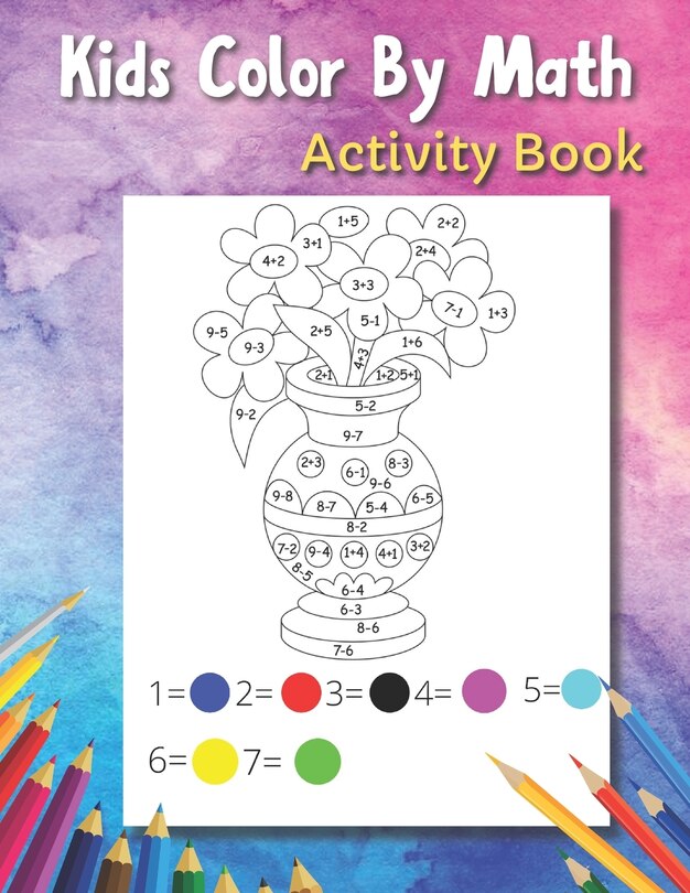 Kids Color By Math: Activity Book | Indigo