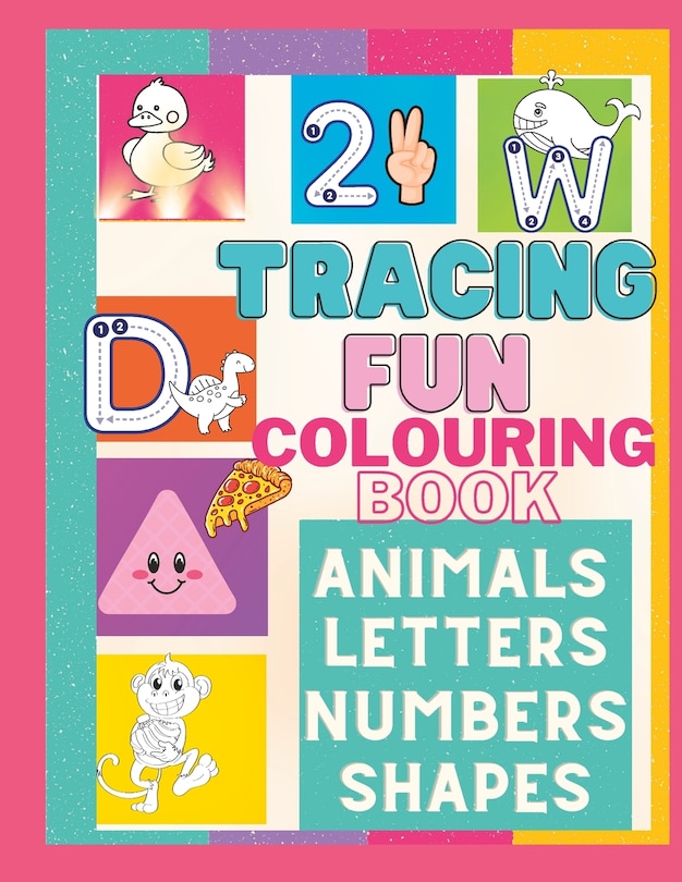 Tracing Fun: A Letters, Numbers, Shapes, and Colors Activity Book | Indigo