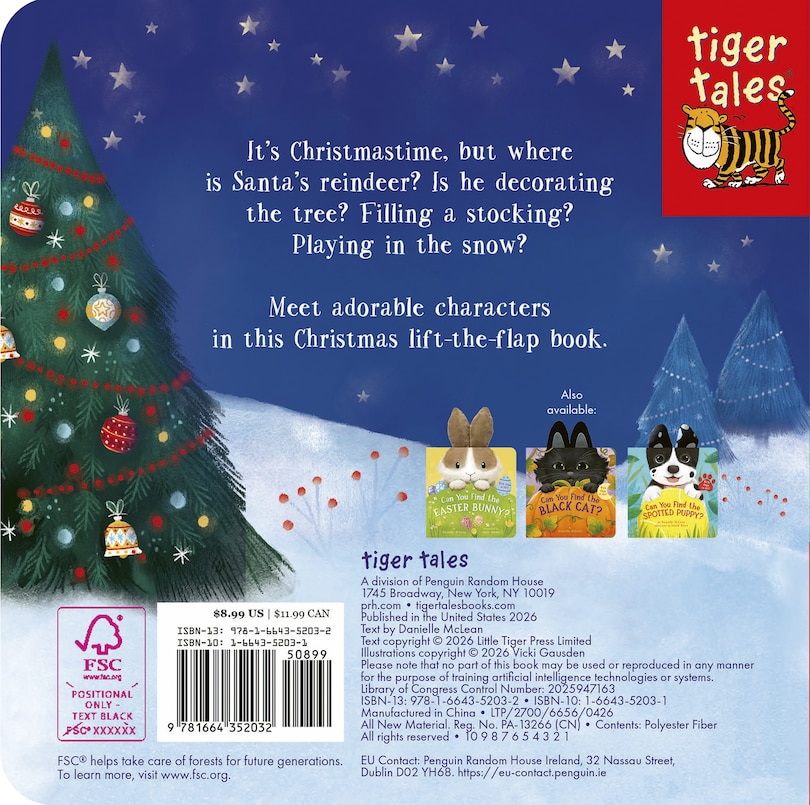 Can You Find Santa's Reindeer?: With Flaps To Lift! Book By Danielle ...