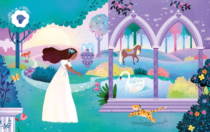 Glittery Princesses Sticker Book Book By Sara Ugolotti, ('tp') | Indigo