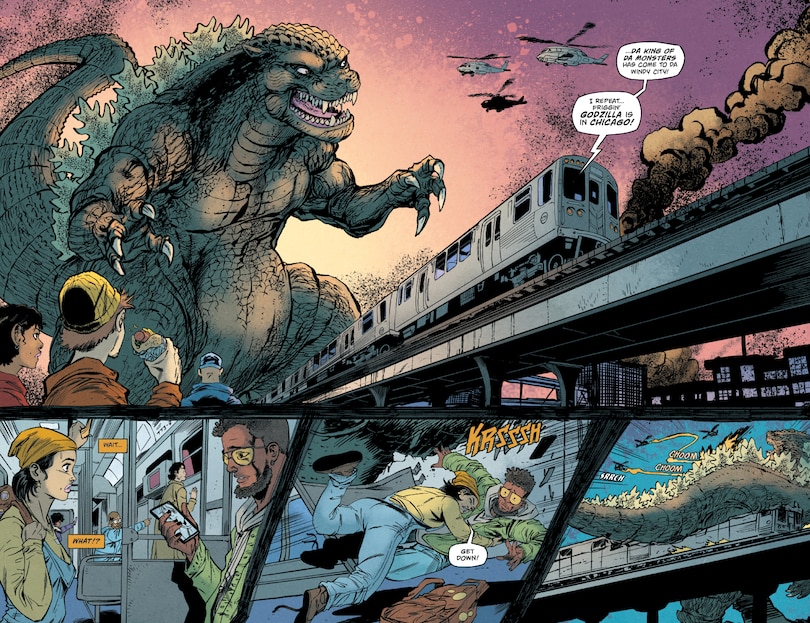 Godzilla Vs. America: Boston, Chicago, Kansas City, Los Angeles Book By ...