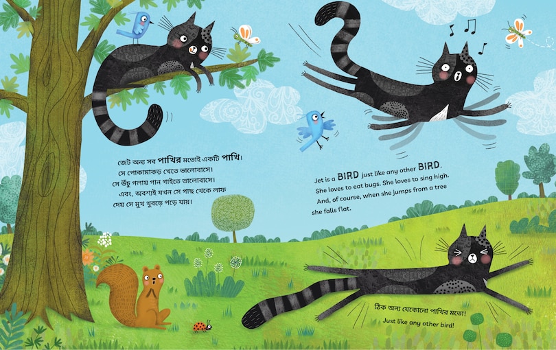Jet The Cat (is Not A Cat) (bilingual Bengali & English) Book By Phaea ...