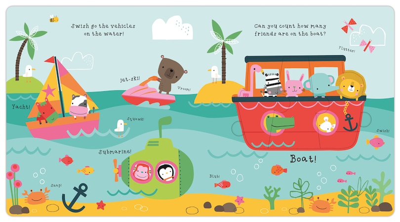 Puzzle Pals: Vehicles: Play And Count With The Animals! Book By Five ...