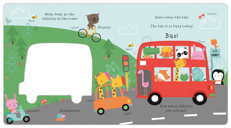 Puzzle Pals: Vehicles: Play And Count With The Animals! Book By Five ...