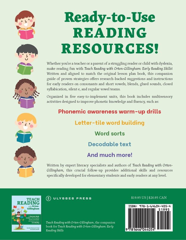 Teach Reading With Orton-gillingham: Early Reading Skills: A Companion ...