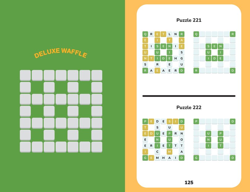 Waffle: The Word Game: 250 Puzzles To Wake Up Your Brain Book By James ...