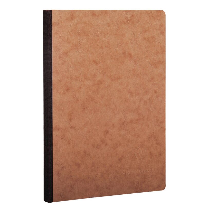 Aged leather look Clothbound notebook, Lined