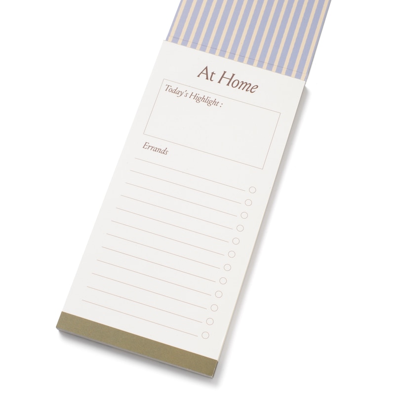 Work/home Set Of 2 List Notepads ('') | Indigo
