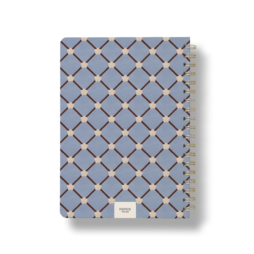 Diamond B5 Spiral Address Book ('') | Indigo