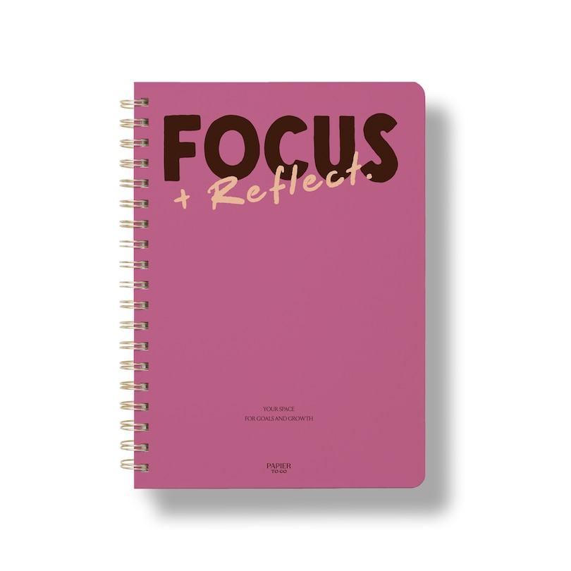 Focus, Plan, Reflect B5 Hardcover Spiral Productivity Planner ('') | Indigo