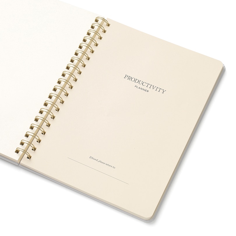 Focus, Plan, Reflect B5 Hardcover Spiral Productivity Planner ('') | Indigo