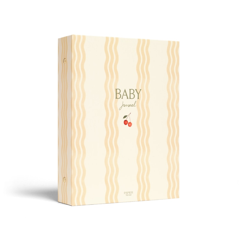 Cherry A5 Hardcover Baby Journal ('') | Indigo