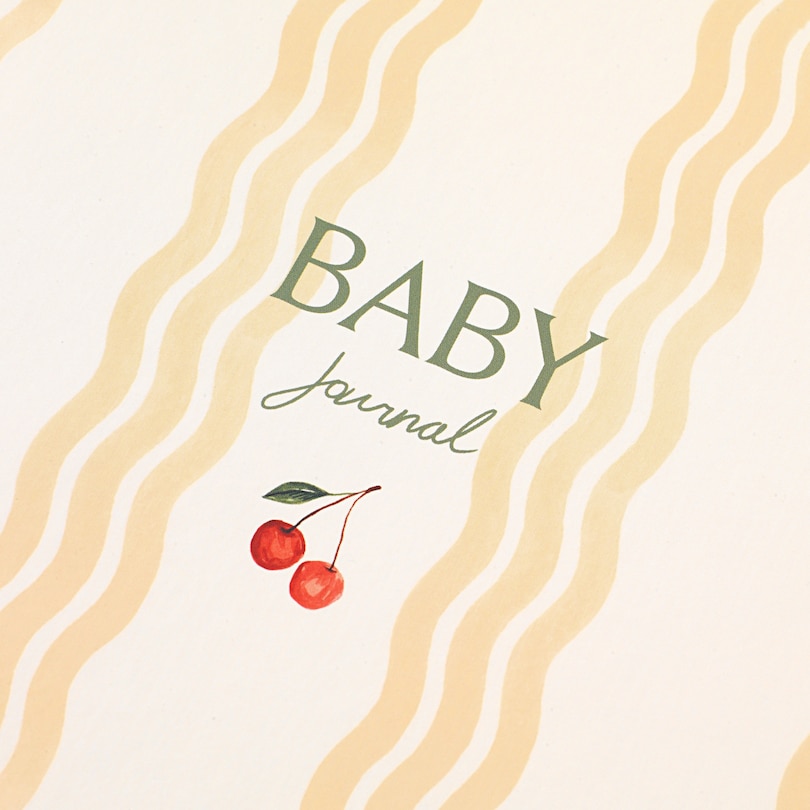 Cherry A5 Hardcover Baby Journal ('') | Indigo