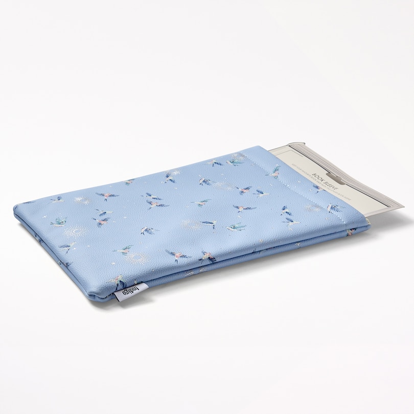 Book Sleeve, Birds ('') | Indigo