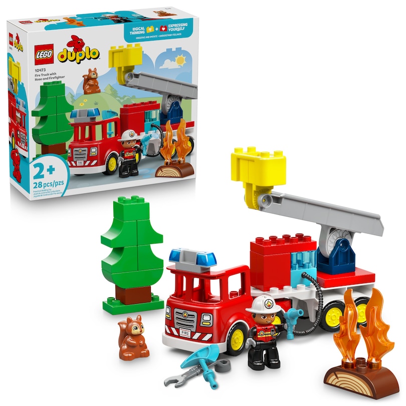 Lego® Fire Truck With Hose And Firefighter - 10473 ('') | Indigo