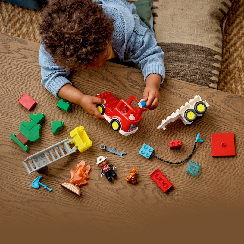 Lego® Fire Truck With Hose And Firefighter - 10473 ('') | Indigo