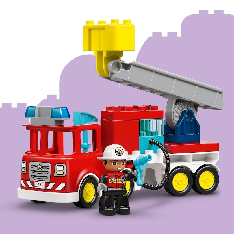 Lego® Fire Truck With Hose And Firefighter - 10473 ('') | Indigo