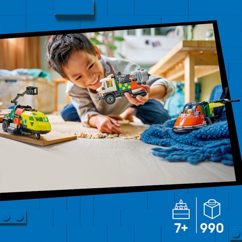 Lego® Airplane, Service Truck & Hovercraft Remix - 60505 ('') | Indigo