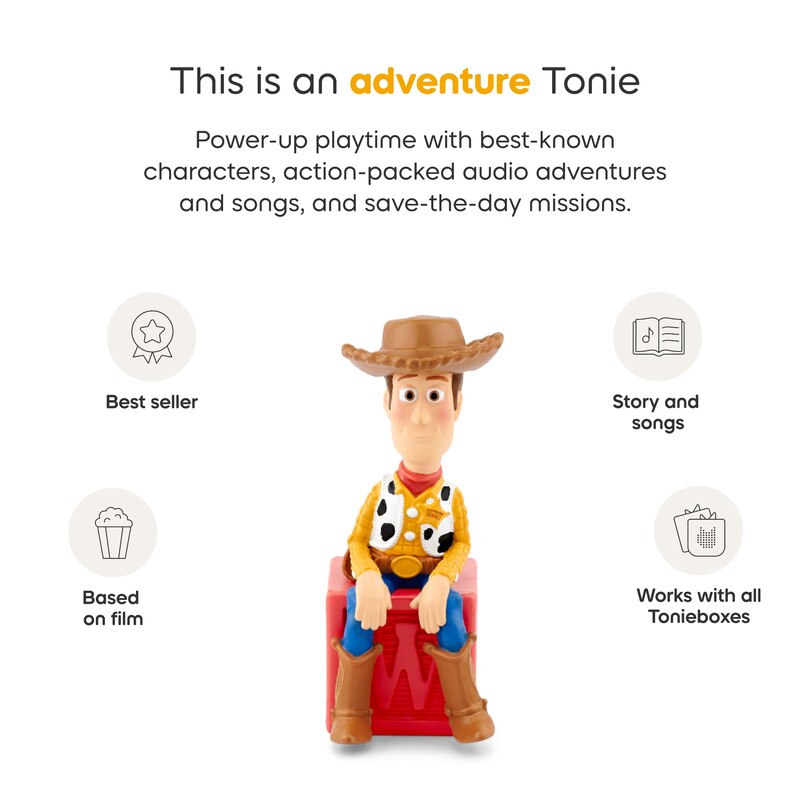 Tonies Disney Pixar Toy Story: Woody Audio Play Figurine (french ...