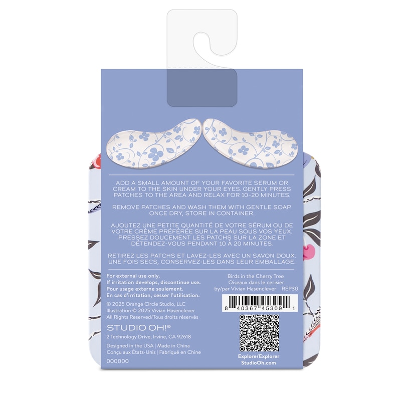 Birds In The Cherry Tree Reusable Undereye Patches ('') | Indigo