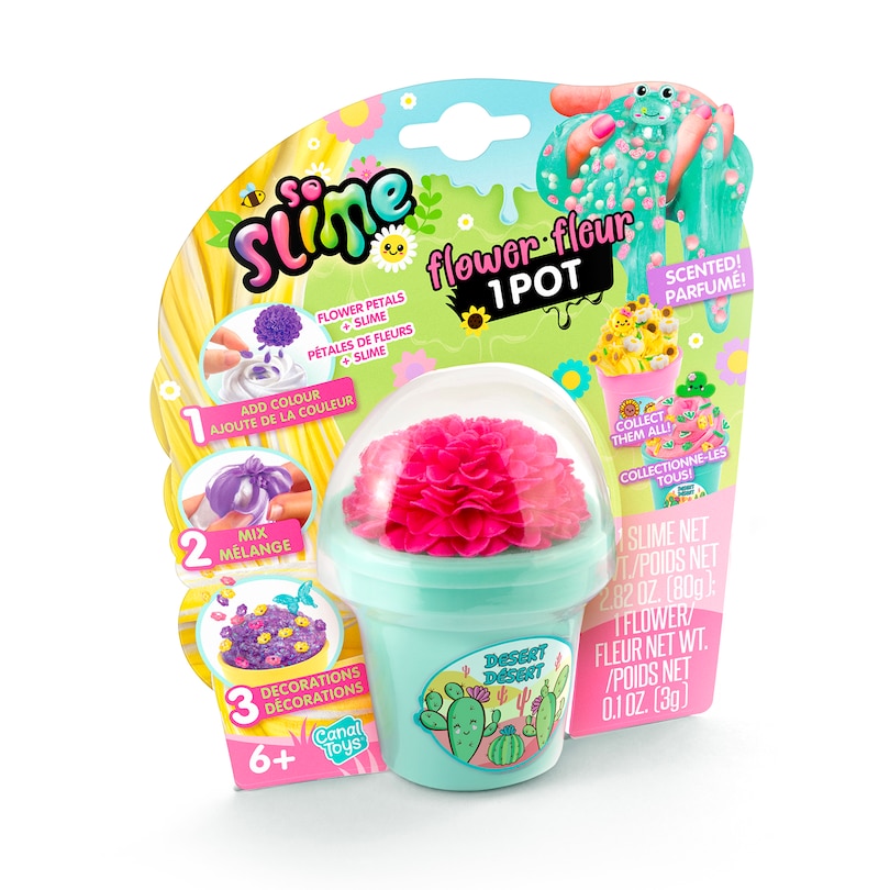 So Slime Flower Slime 1 Pot Assortment ('') | Indigo