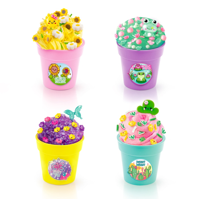 So Slime Flower Slime 1 Pot Assortment ('') | Indigo