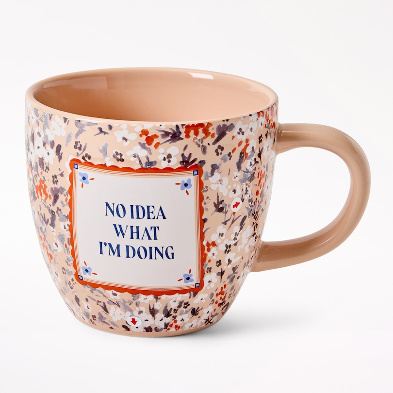No Idea Floral Mug ('') | Indigo