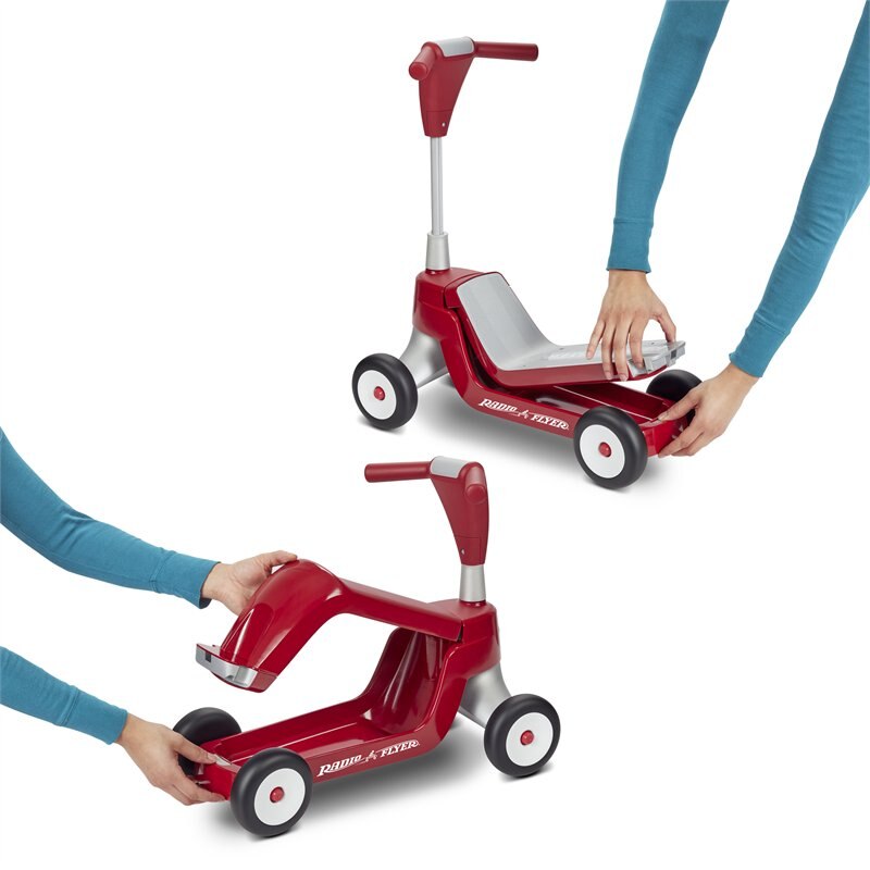 2-in-1 RIDE-ON AND SCOOTER | Indigo
