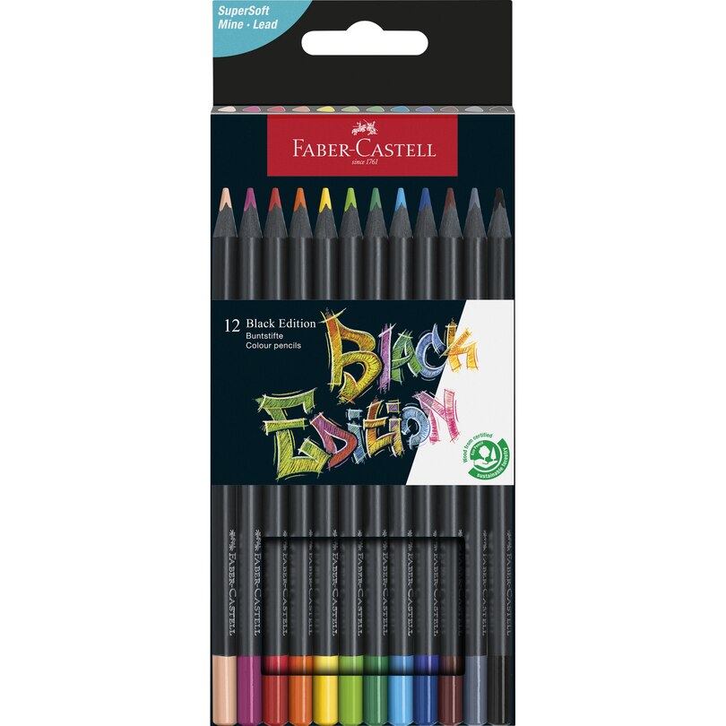 Fc Black Edition Colour Pencils, 12 ('') | Indigo