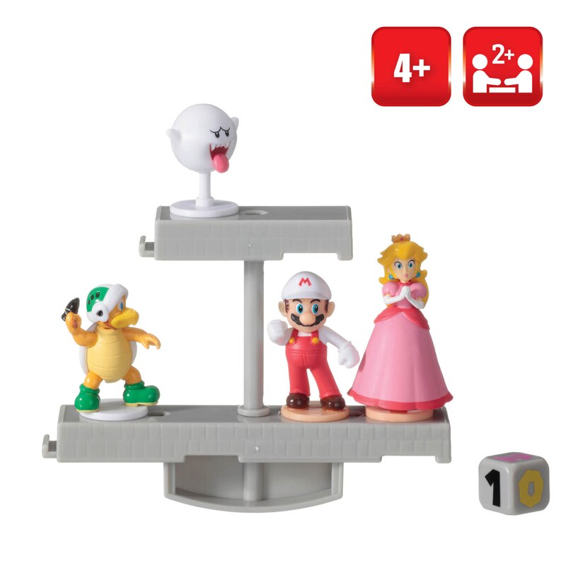 Super Mario Balancing Game Castle Stage, Tabletop Skill Game with 4 ...