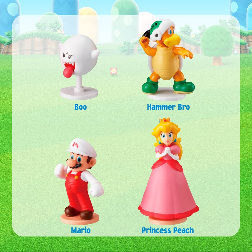 Super Mario Balancing Game Castle Stage, Tabletop Skill Game with 4 ...