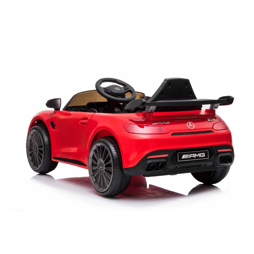 12V Mercedes Benz Gtr Electric Ride On Toy Car, Red | Indigo