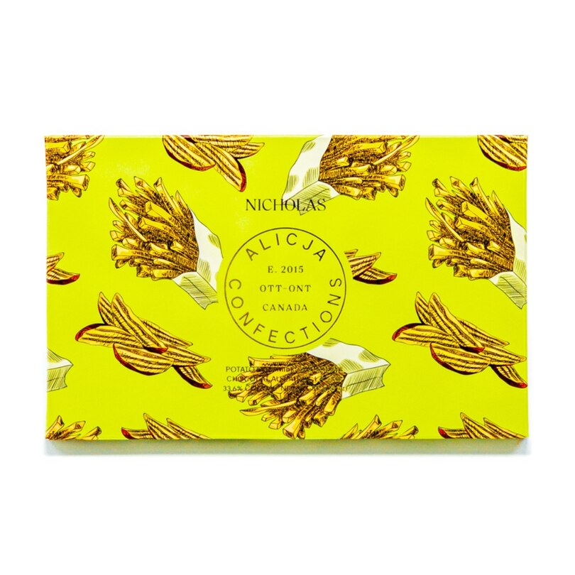 Nicholas Potato Chip Milk Postcard Chocolate Bar | Indigo