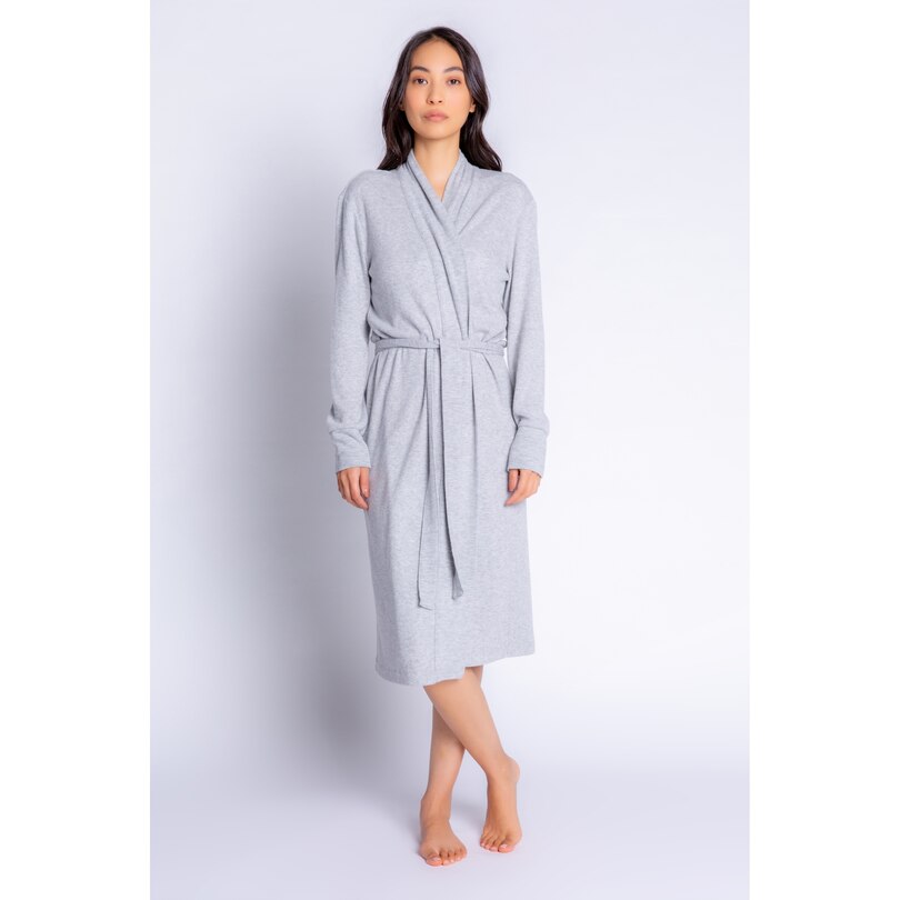 Textured Essentials Solid Robe