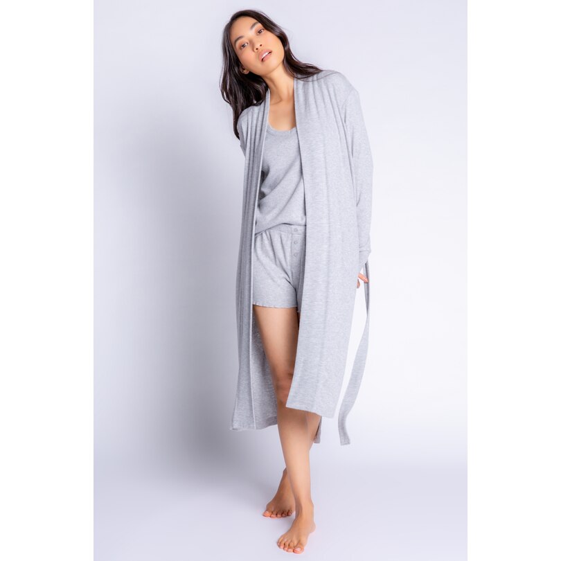 Textured Essentials Solid Robe