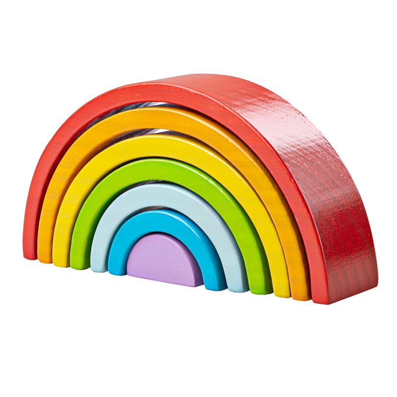 Wooden Stacking Rainbow, Small