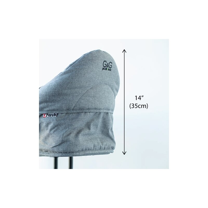Perch Counter Clip-On Chair Black