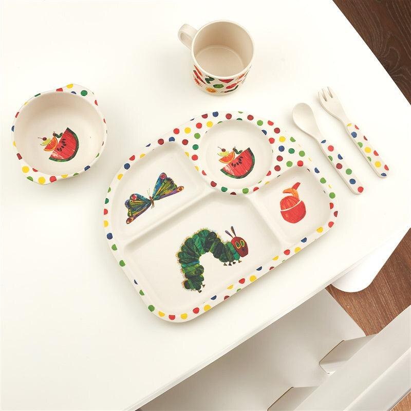The Very Hungry Caterpillar™ Citrus Bamboo Dish Set | Indigo