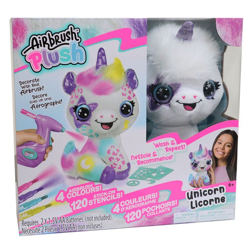 Style 4 Ever Spray Art Plush Puppy | Indigo