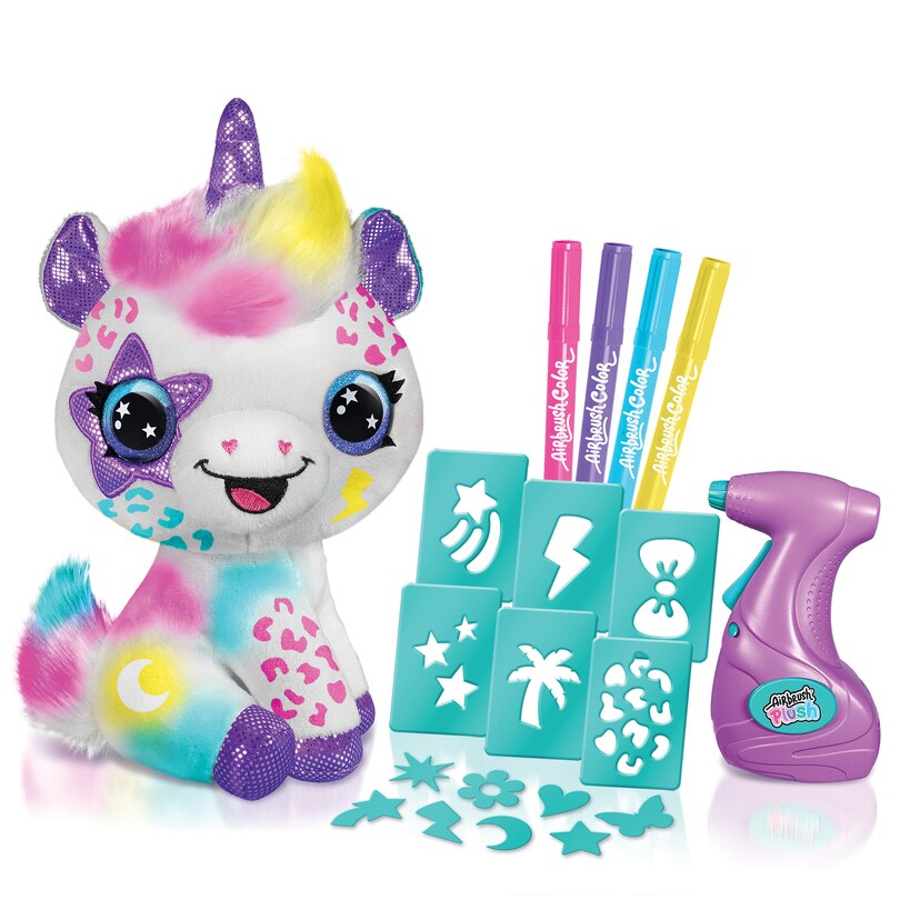 Style 4 Ever Spray Art Plush Puppy | Indigo