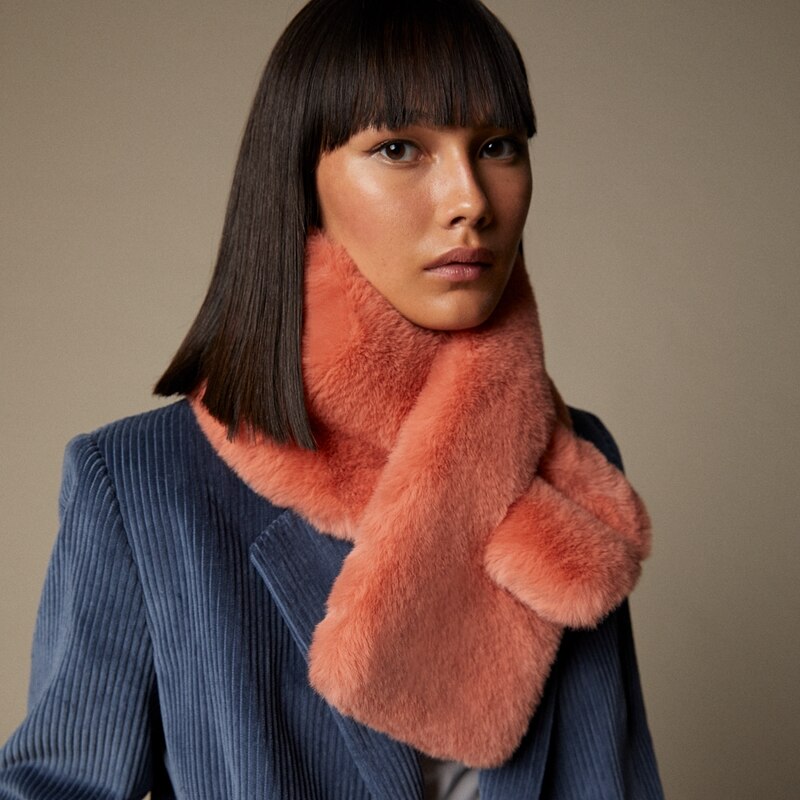Fur Pull Through Scarf