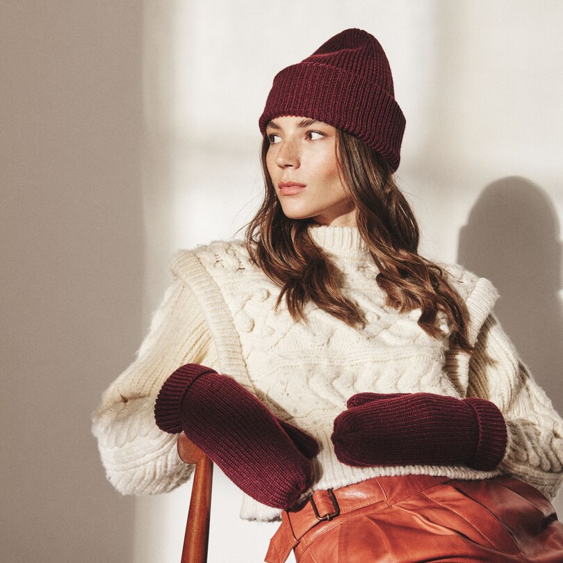 Chroma Eco Ribbed Mittens